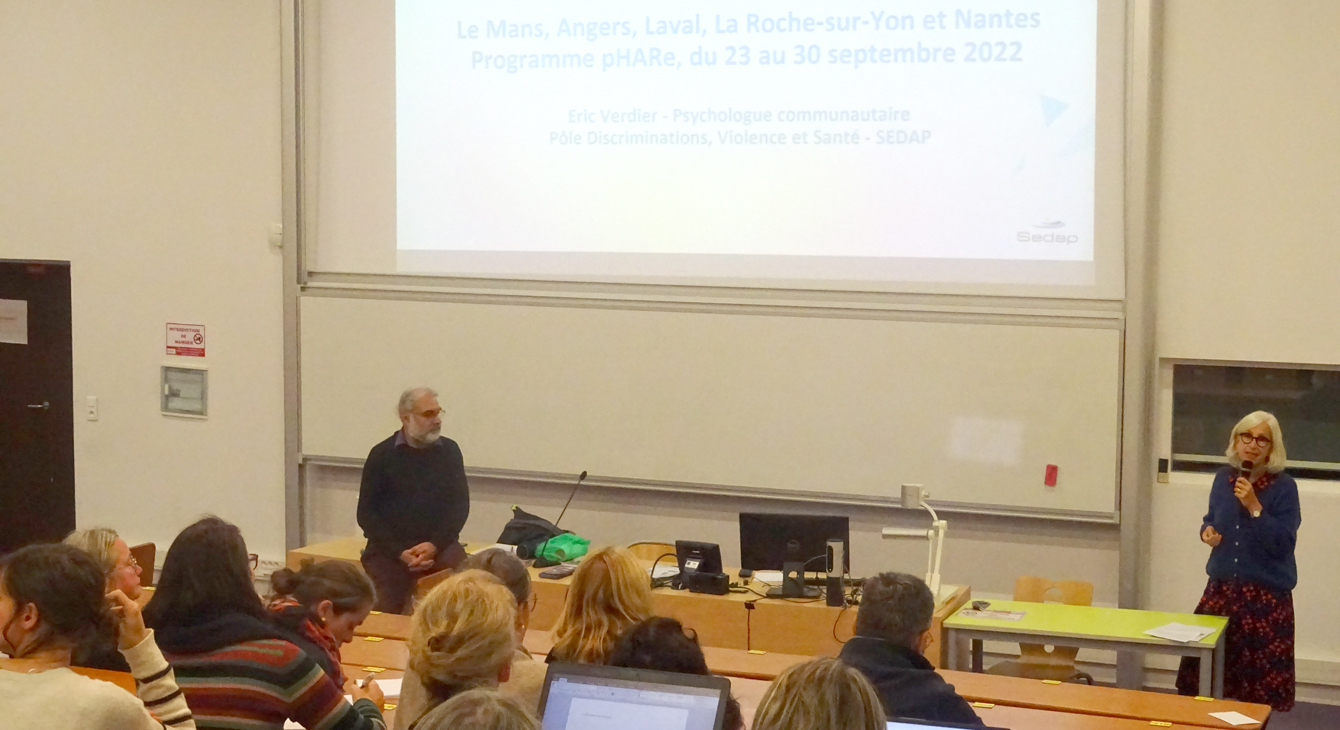 Programme pHare : conférence du psychologue communautaire Eric Verdier ...
