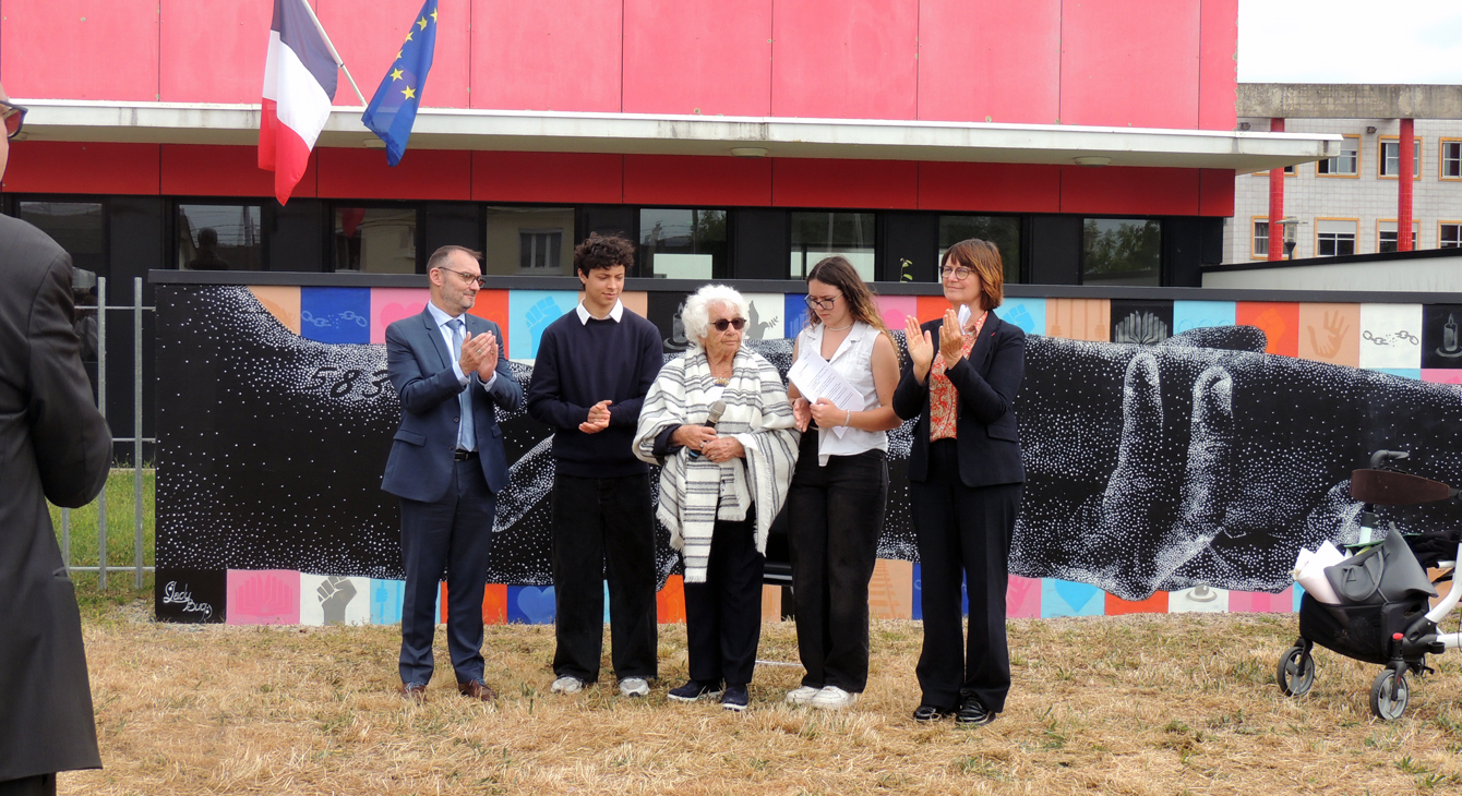 Le lycée Joubert-Maillard rend hommage à Esther Senot | Académie de Nantes